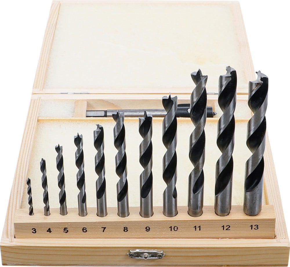 BGS technic | Set di punte legno / centraggio | 14 pz. | purchase online