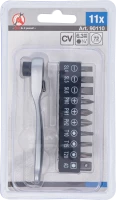 BGS technic | Bit Set | with Bit Ratchet | External Hexagon 6.3 mm (1/4 ...