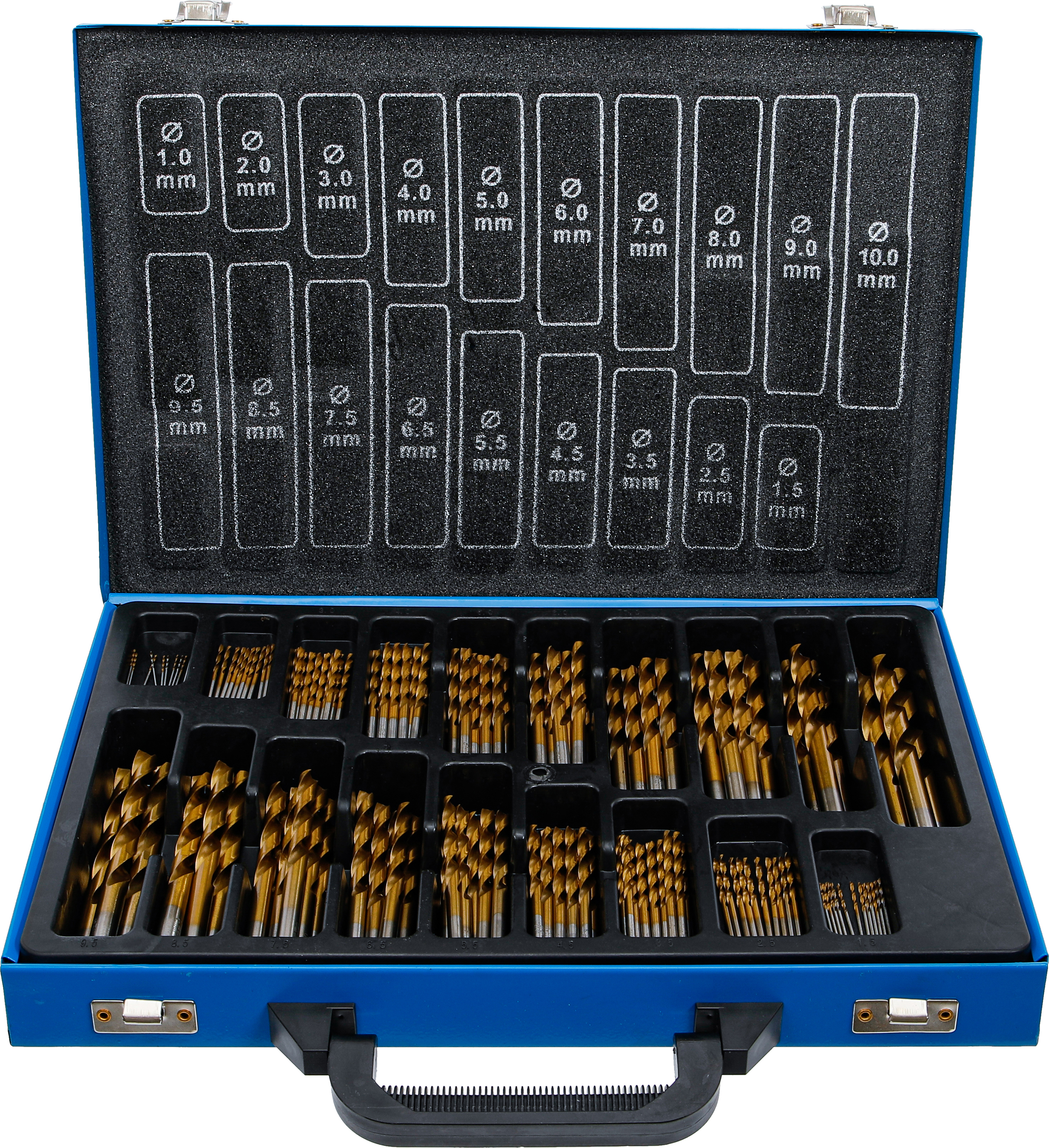 BGS technic | Spiralbohrer-Satz | HSS | titan-nitriert | 1 - 10 mm ...