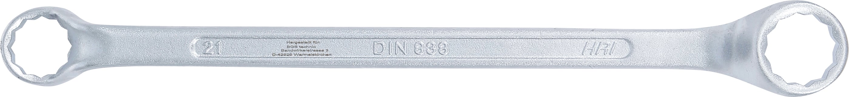 BGS technic | Double Ring Spanner, offset | 21 x 23 mm | purchase online
